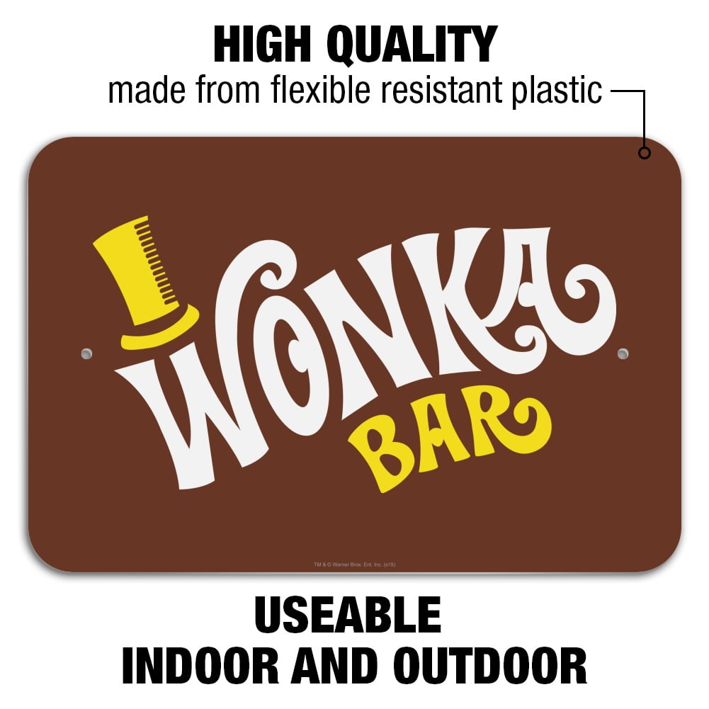 Willy Wonka Bar Template