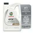 Castrol GTX 20W-50 Conventional Motor Oil, 5 Quarts - Walmart.com