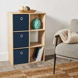 Mainstays 11" 6-Cube Storage Organizer, Spring Pine - Walmart.com