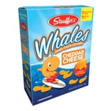 Stauffer's Whales Cheddar Cheese Snack Crackers, Real Cheese, No ...