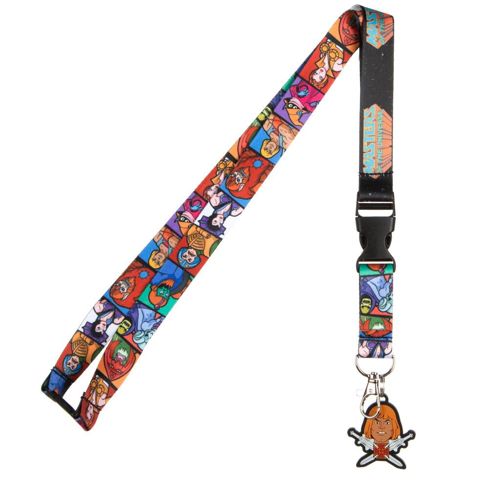 Masters of the Universe Lanyard w/ He-Man Rubber Charm - Walmart.com
