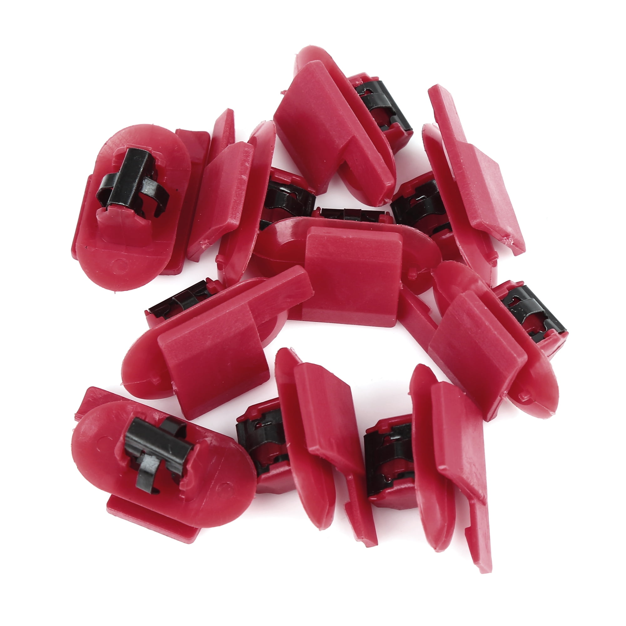 10pcs Plastic Rivet Red Bumper Fender Fastener Clips Retainer for GM ...