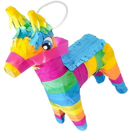 Donkey Pinata for Kids Cinco De Mayo Rainbow Color Cinco de Mayo Pinata ...