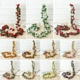 45 flowers 8Ft Artificial Silk Rose Flower Hanging Garland Wedding ... 45 flowers 8Ft Artificial Silk Rose Flower Hanging Garland Wedding ...