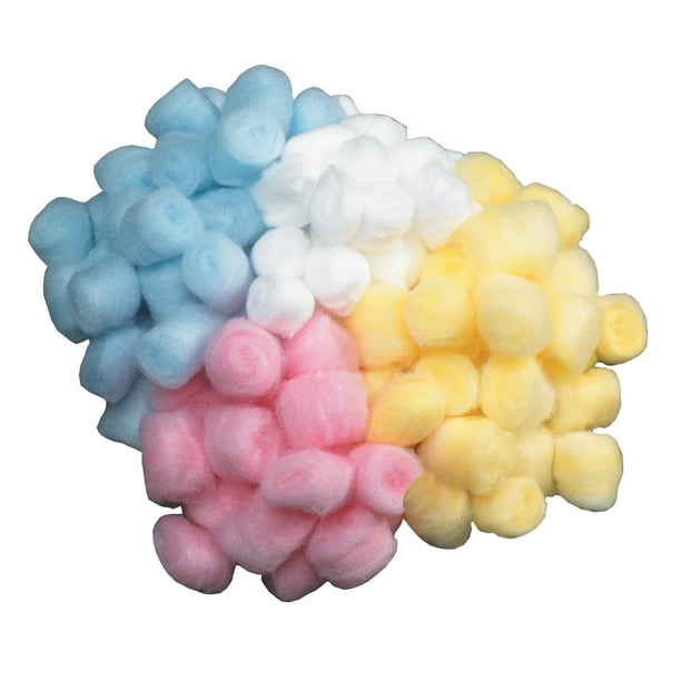 Creativity Street Cotton-Like Polyester Decorated Craft Fluff Ball ...