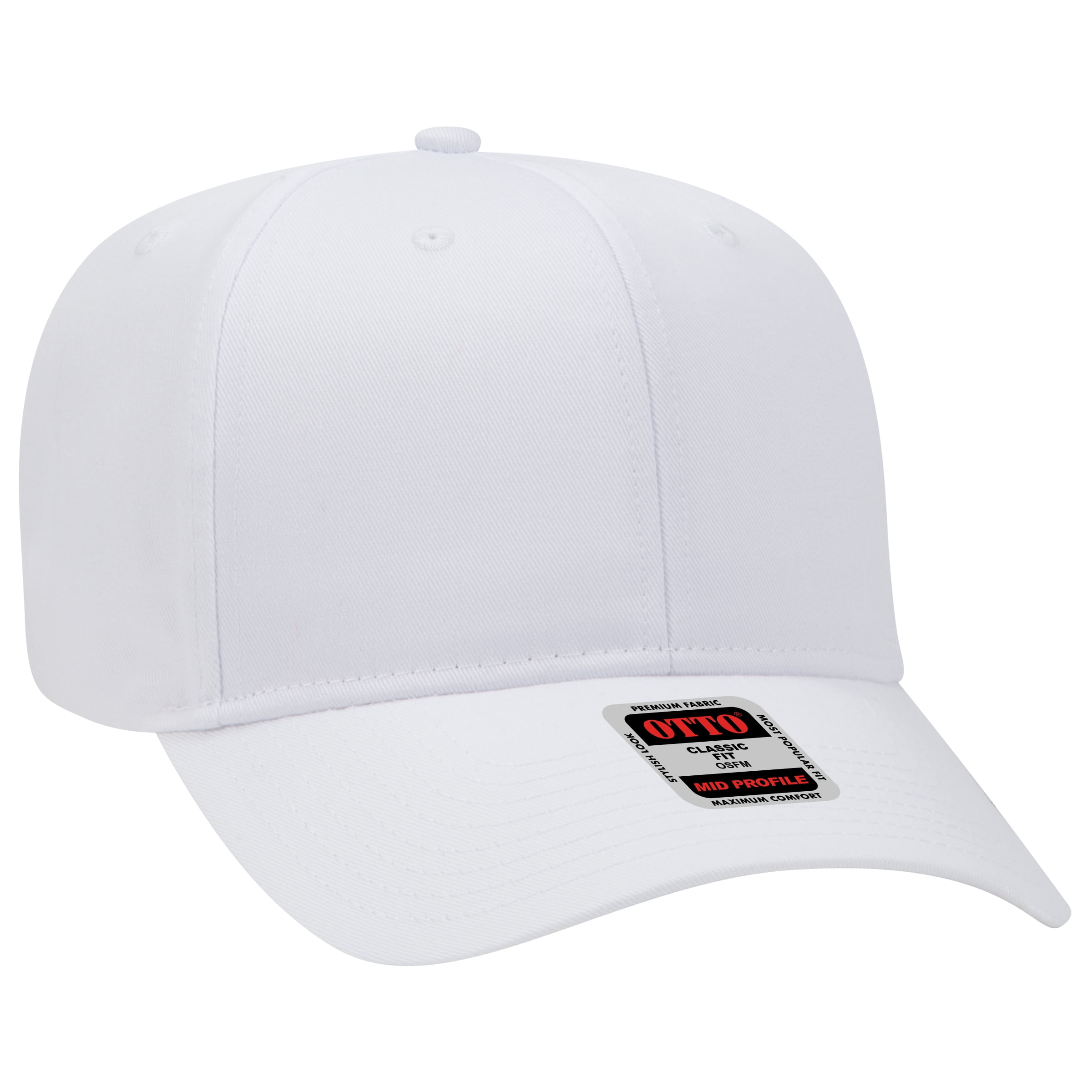 OTTO CAP 6 Panel Mid Profile Baseball Cap - Walmart.com