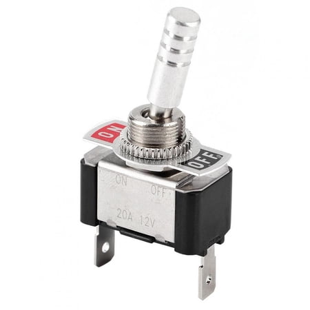 Fugacal 12V Rocker Toggle Switch, Jtron Universal 20A Racing Car Rocker ...