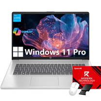 HP 17t Laptop, 17.3" HD+ Touchscreen, Intel Core Ultra 7 255U,32GB RAM ...