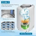 1.2 Cu.ft Portable Washing Machine Full-Automatic,8 lbs Capacity ...