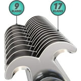 Ruff 'n Ruffus Double Sided Pet Rake Brush | Reduces Shedding + Free ...