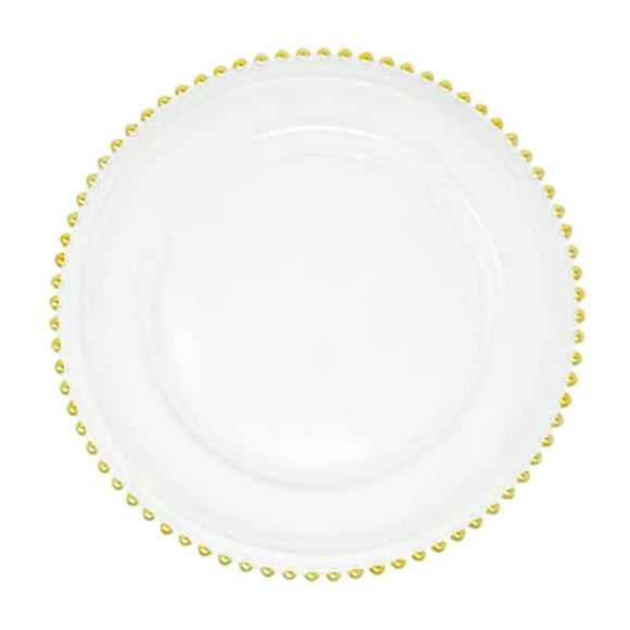 Gold Beaded Chargers