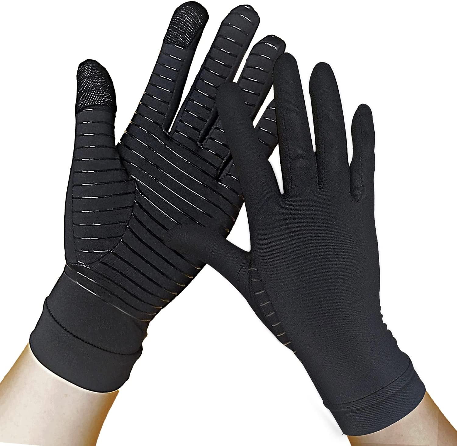 Arthritis Gloves Full Finger Copper Arthritis Compression Gloves For ...