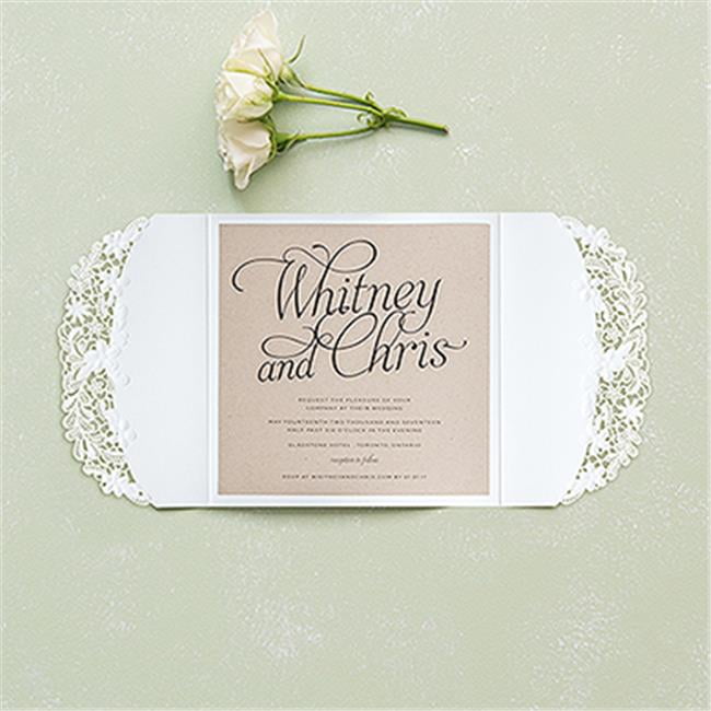 Wedding Star X9660-1067-107 Embossed Floral Elegance with Rustic ...