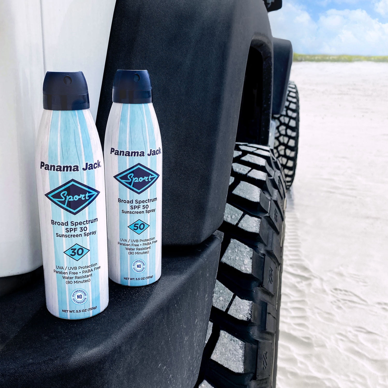 Buy Panama Jack Sport Sunscreen Spray - SPF 50, Broad Spectrum UVA/UVB ...