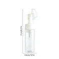 Empty Foaming Bottles Mousse Foam Bottles Facial Cleanser Foam Clear ...