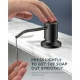 Black Kitchen Faucet with Soap Dispenser and Pull Down Sprayer, Bar ...