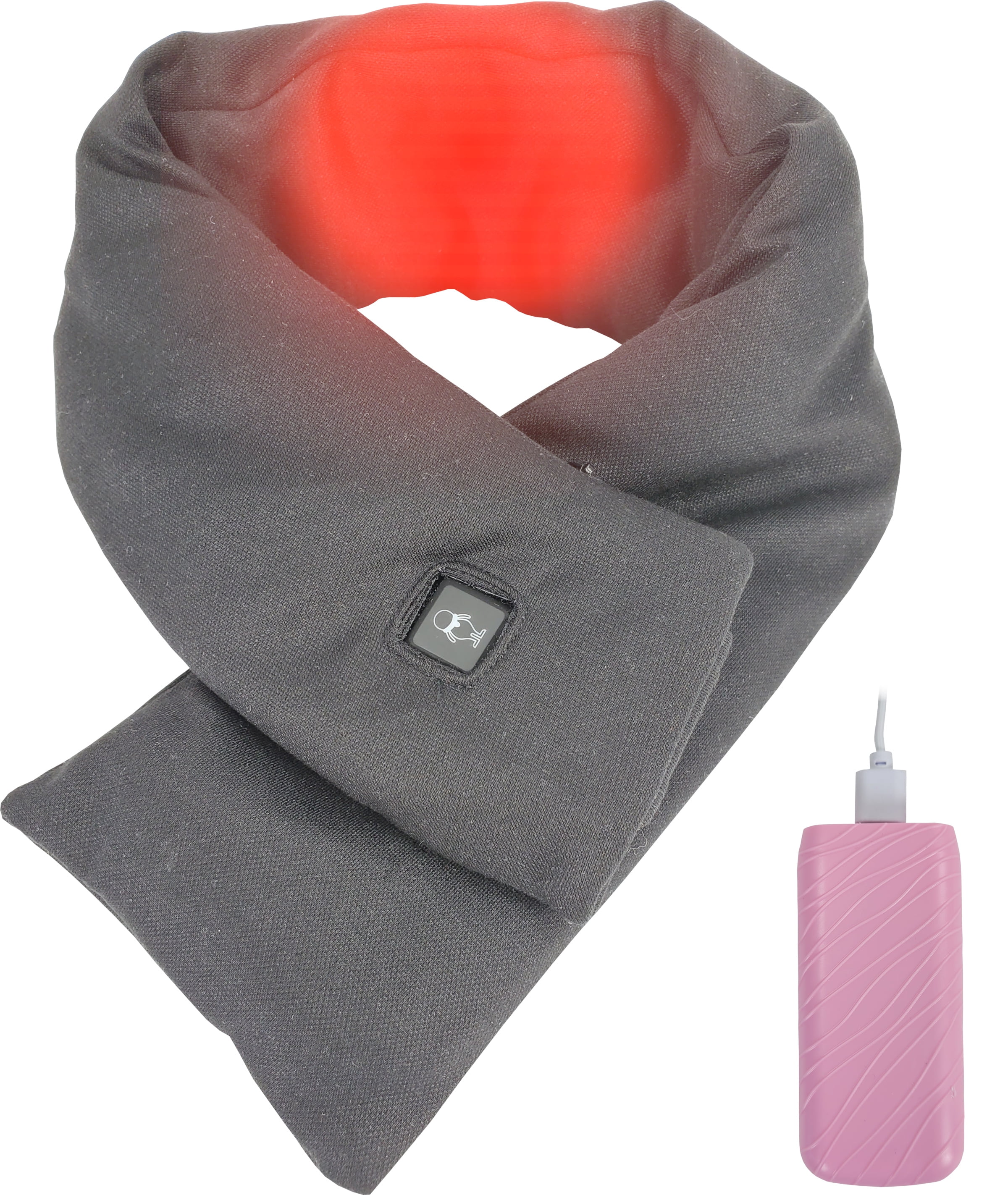 Zillywood heated scarf for winter. Electric heated neck scarf for women ...