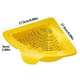 Triangular Sink Strainer Basket with Base, Corner Design for Kitchen ...