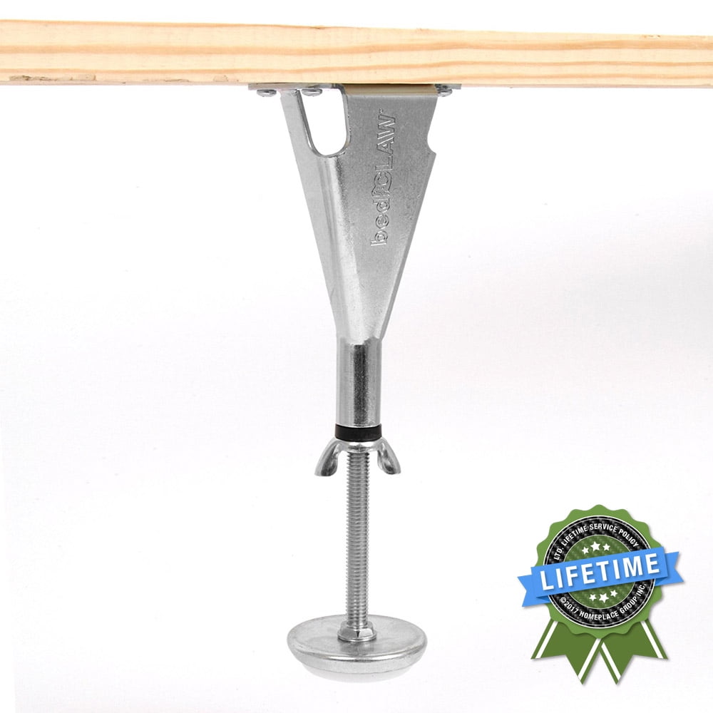 bedCLAW Unibody Adjustable Height Bed Frame Slat Center Support Leg, U ...