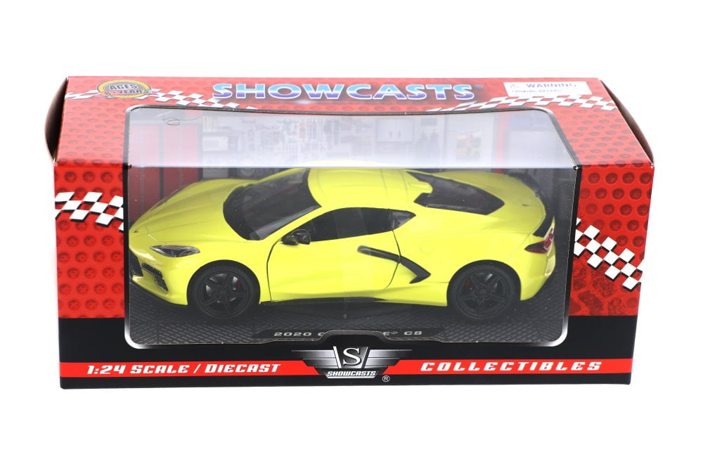 2020 Chevy Corvette C8 Stingray, Yellow - Motor Max 79360YL - 1/24 ...