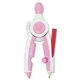 WESTCOTT Soft Touch Protractor, Circular Grip, Safety Design, Assorted ...