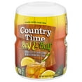 Country Time Half & Half Lemonade Iced Tea Naturally Flavored Powdered ...
