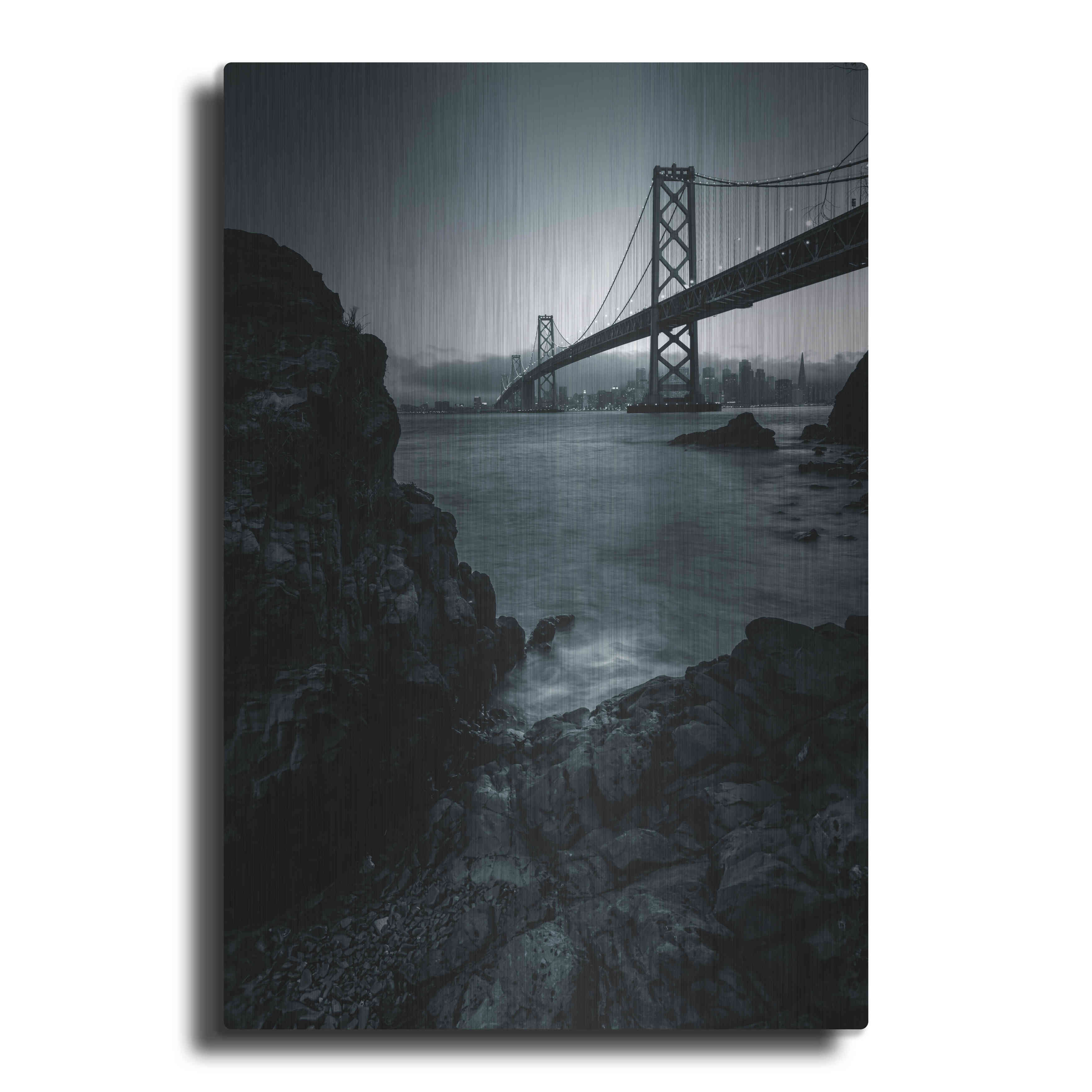 Luxe Metal Art 'Dreaming of San Francisco' by Edin Chavez, Metal Wall ...