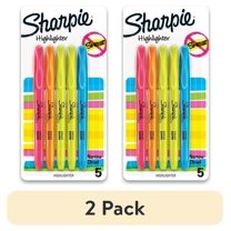 Sharpie Clear View Smear Guard Highlighter, Assorted 12 Count with ...