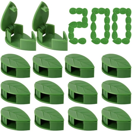 Dedang Invisible Plant Climbing Wall Fixture Clips Leaf Shape Self ...