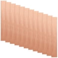 12 Pcs Pure Copper Anode Sheets, Copper Electroplating Strips, 0.04 x 1 ...