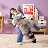"IKASA Adorable Large Raccoon Stuffed Animal Plush Toy, 30"" Gray ...