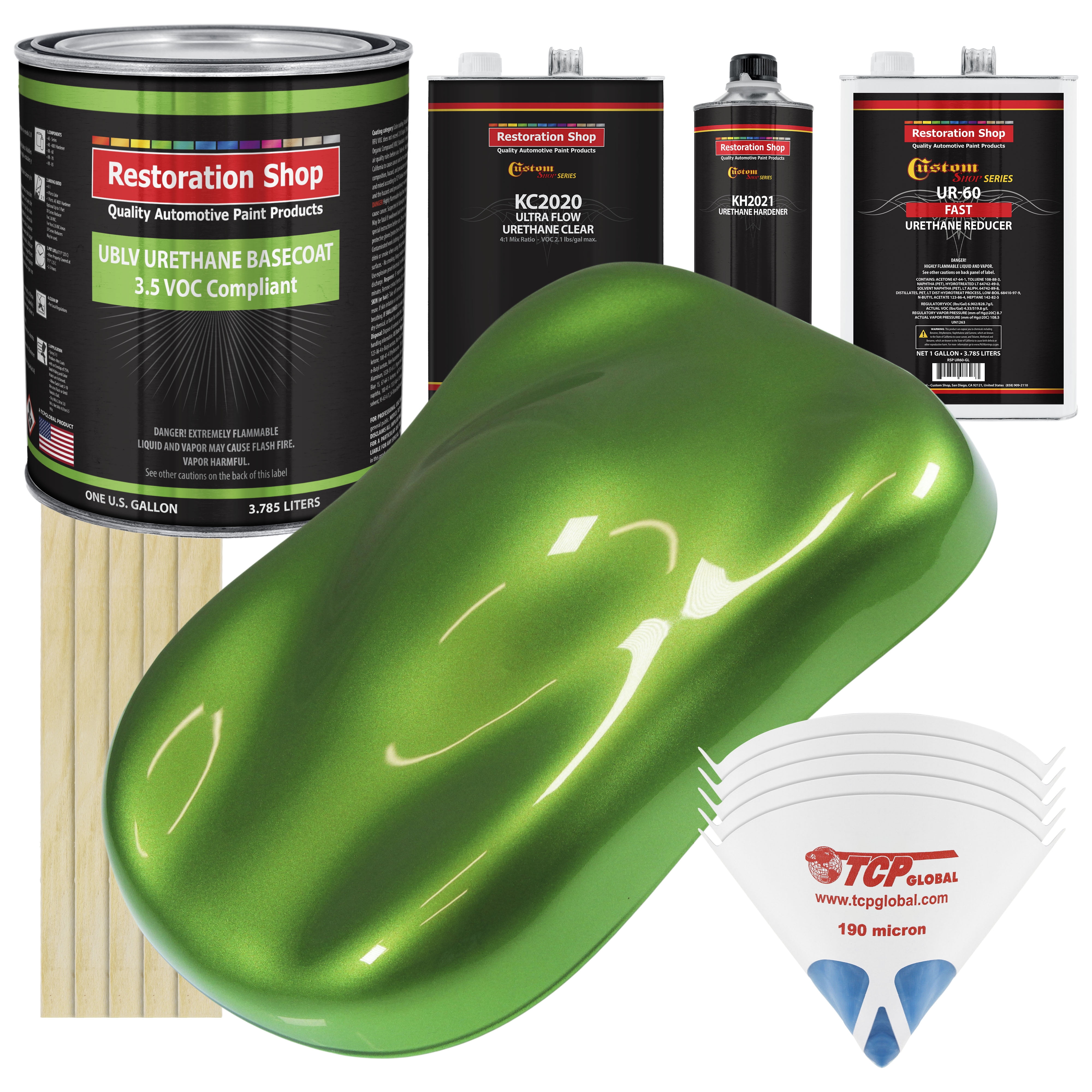 CAMERO SYNERGY GREEN METALLIC Low Voc Urethane Basecoat/Premium ...