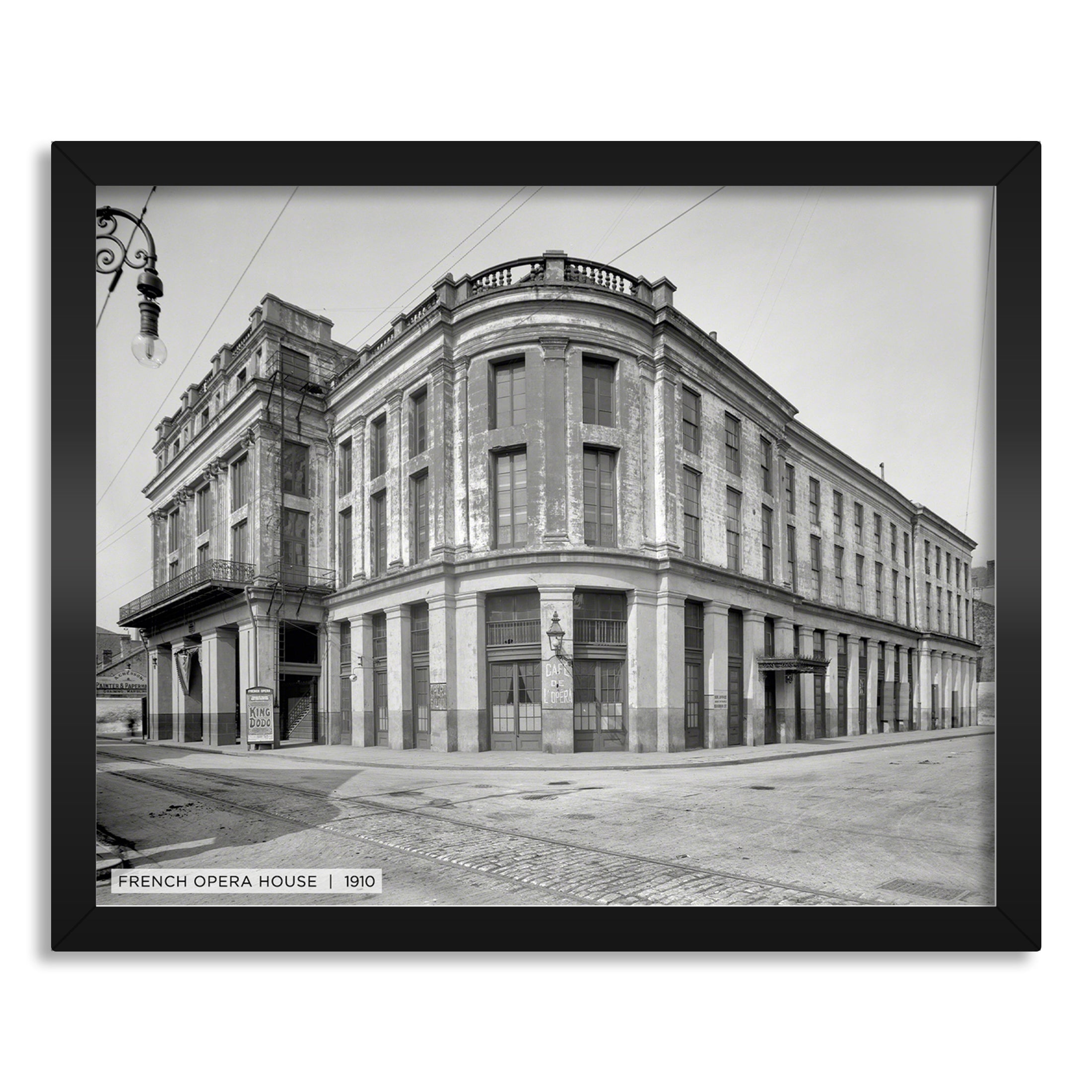 Second Story Collection, New Orleans 16x20 Straight Fit Framed Canvas ...