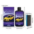 Automotive Black Plastic Restorer | Shine Enhancer Balm | UV Protection ...