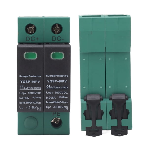 DC Surge Protection Device, 20-40KA Safe 2P Conductivity Surge ...