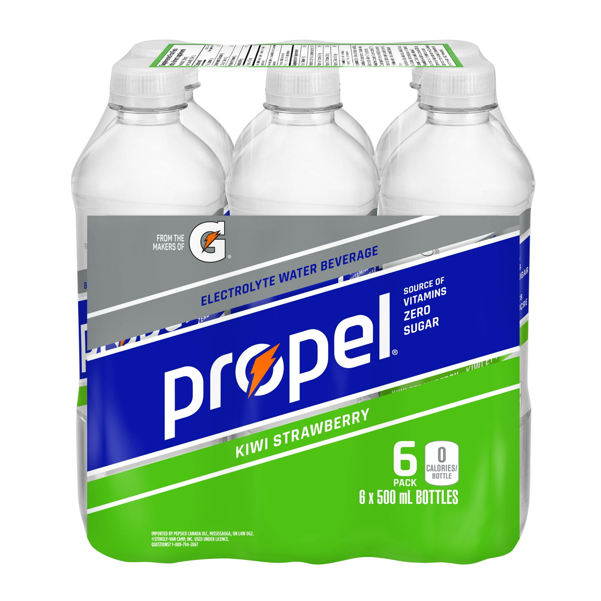 Click here for Propel Kiwi Strawberry 6 X 500ml  Bottles 500ml prices