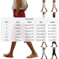 YgkuHd Women Spring Summer Linen Blend Straight Wide Leg Pants Elastic ...