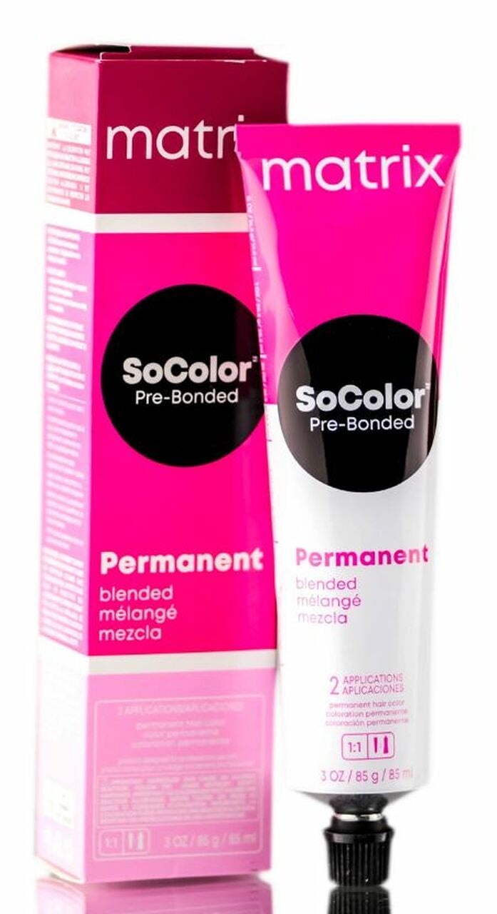 Matrix SoColor Pre-Bonded Permanent Blended Collection Cream Haircolor ...