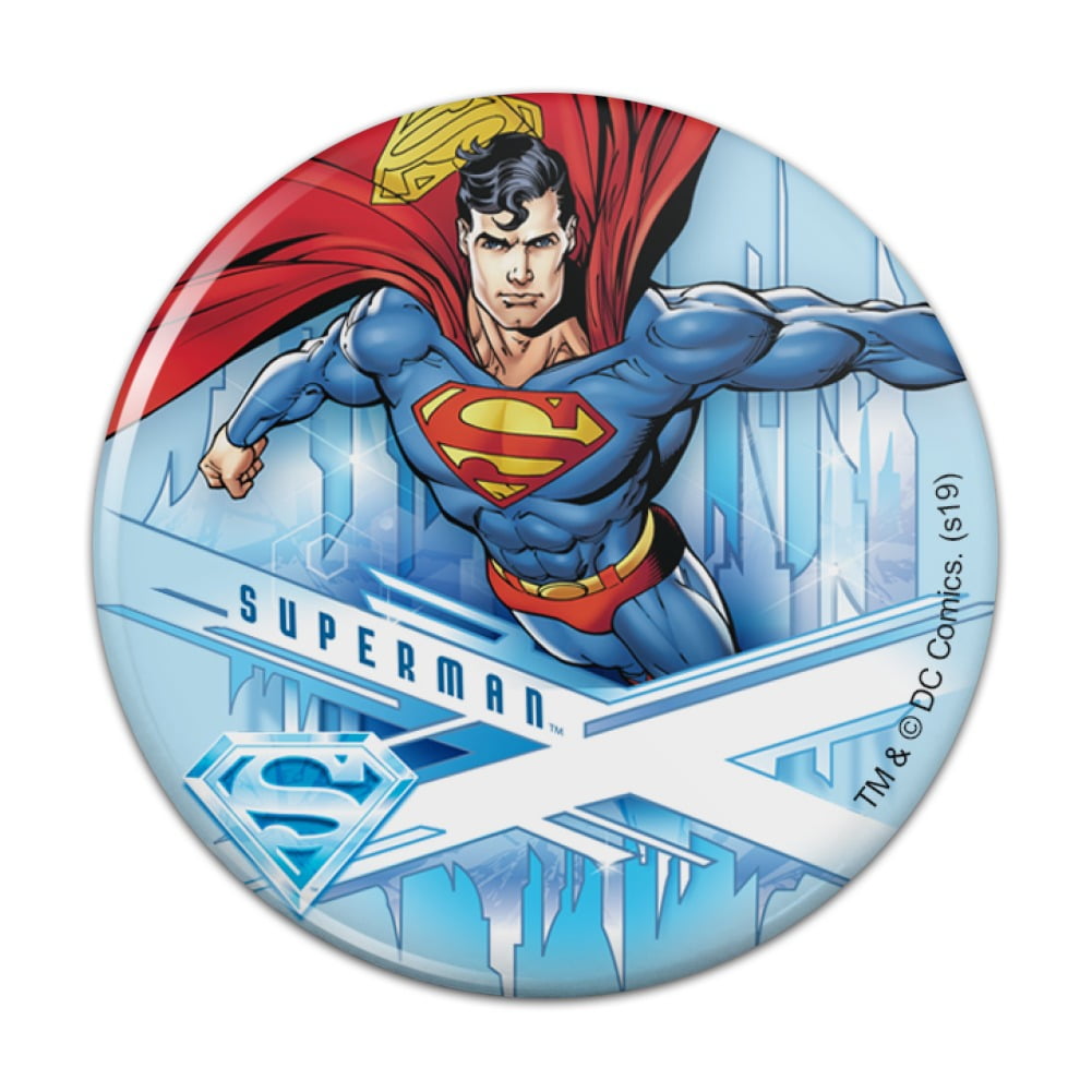 Superman Solitude Pinback Button Pin - Walmart.com
