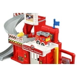 VTech® Go! Go! Smart Wheels® Rescue Tower Firehouse™ Track Set & 4 Play ...