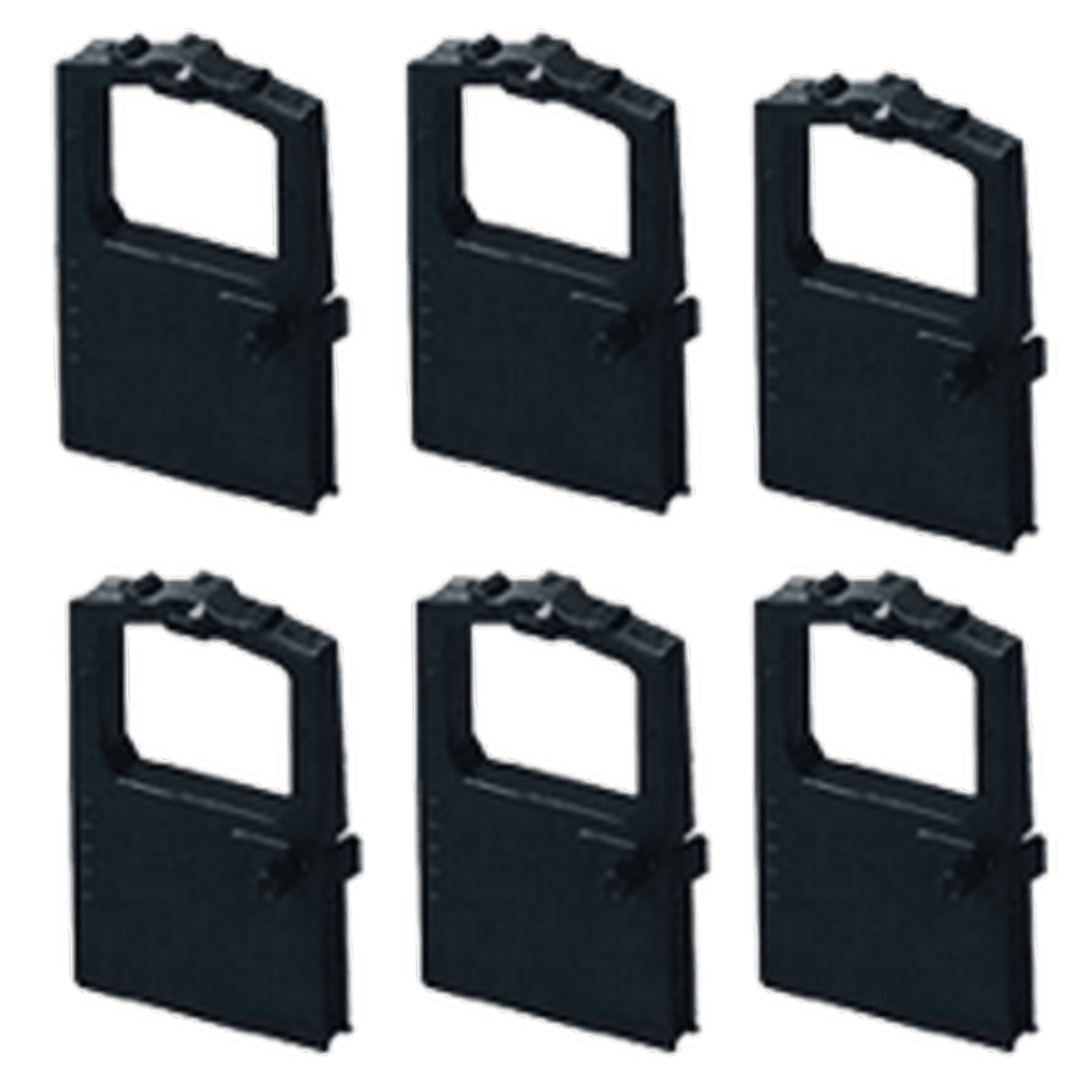 Zoomtoner Compatible Okidata 42377801 Black Ribbon (6-Pack) For Okidata Microline 491n