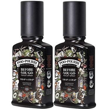 Poo~Pourri Before-You-Go Toilet Spray, Smoky Woods Scent, 2 Fl oz ...