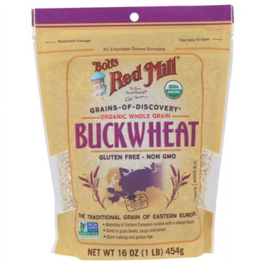Bob's Red Mill Organic Whole Grain Buckwheat, 16 Oz - Walmart.com