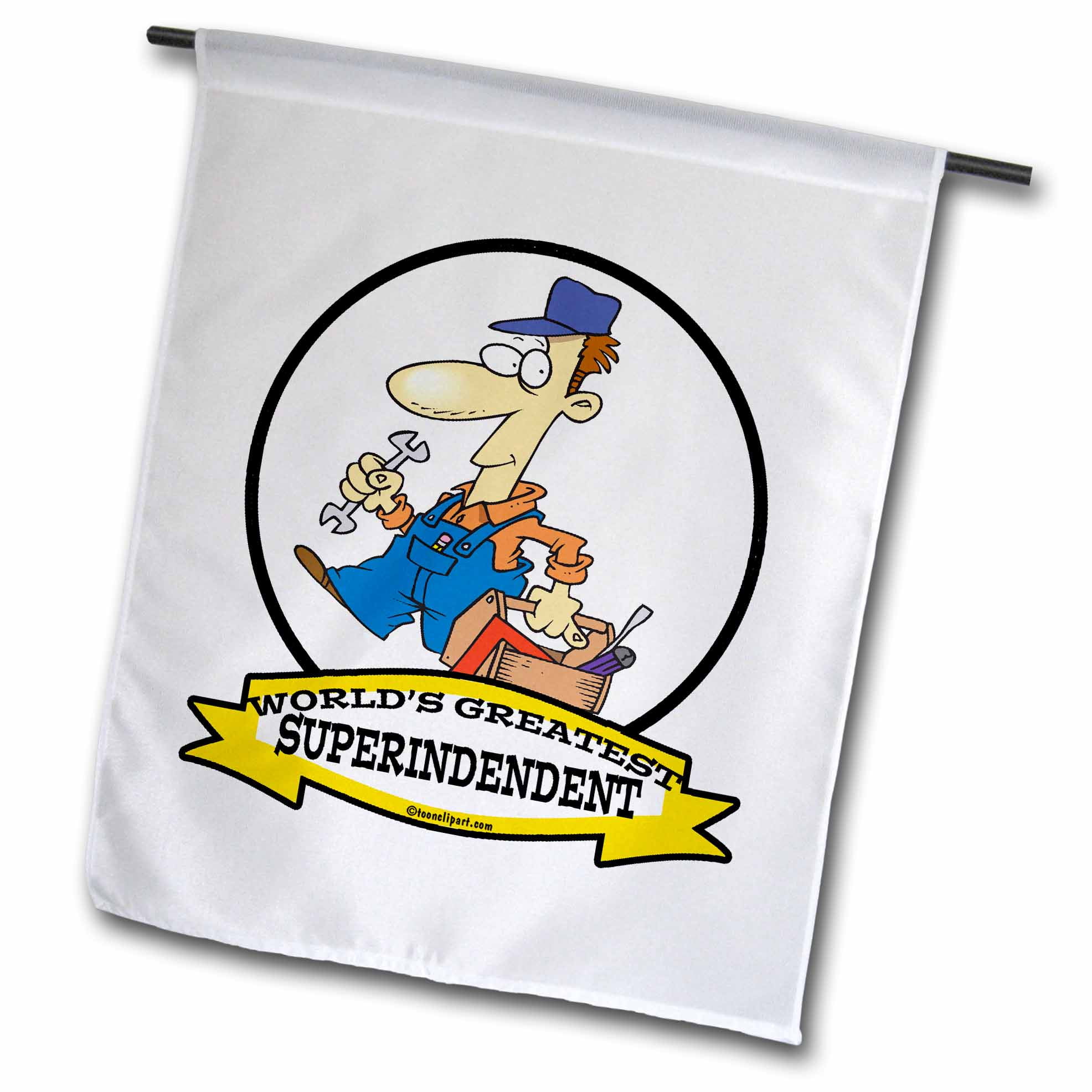 3dRose Funny Worlds Greatest Superintendent Occupation Job Cartoon ...