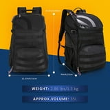 TRAILKICKER Large Basketball Backpack Bag with Ball Compartment and ...