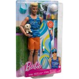 Ken Doll with Surfboard, Poseable Blonde Barbie Ken Beach Doll ...