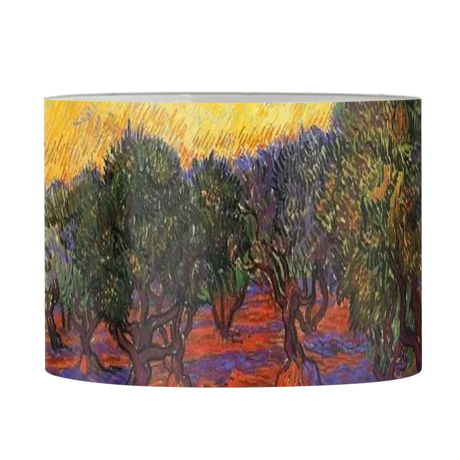 NETILGEN The Pink Orchard Drum Lampshade Cylinder Lampshades for Kids ...