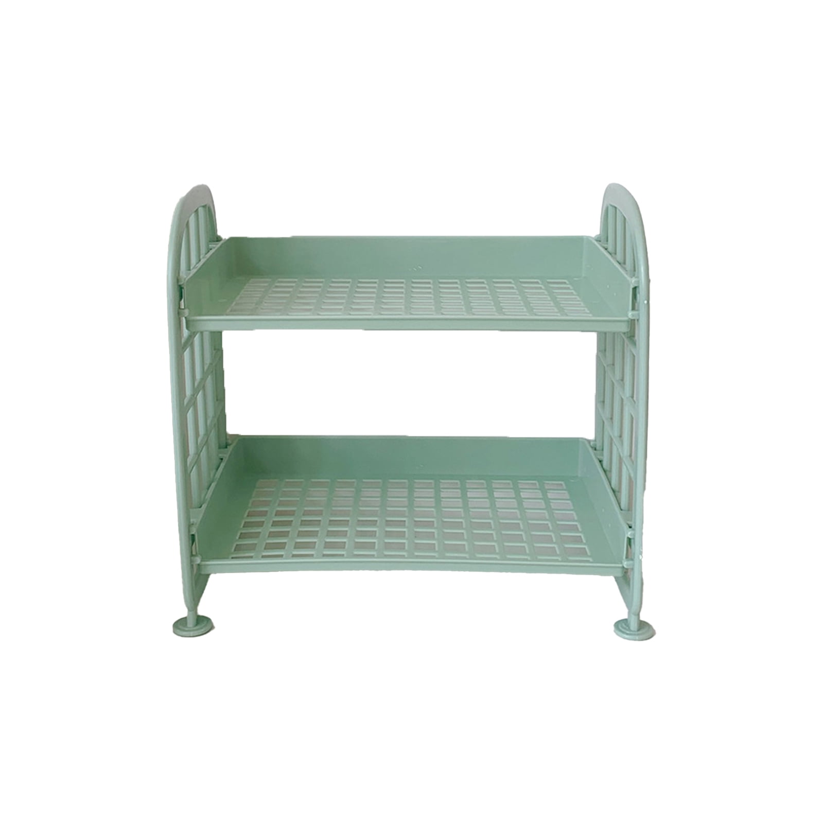 Anvazise Organizer Double-layered Detachable Plastic Desktop Storage ...