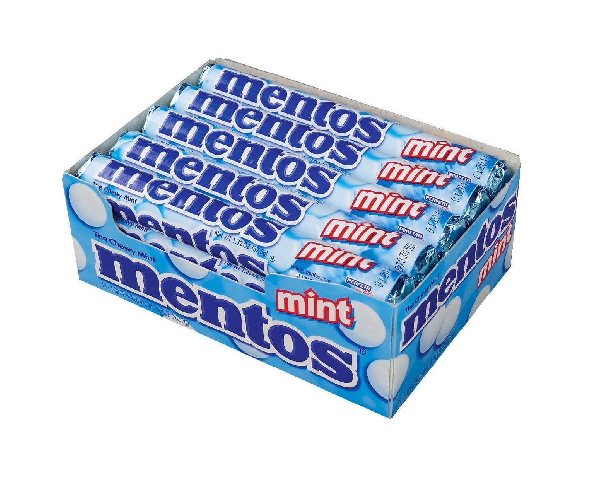 Mentos, Mint, 1.32 oz, 15 ct 1PK - Walmart.com
