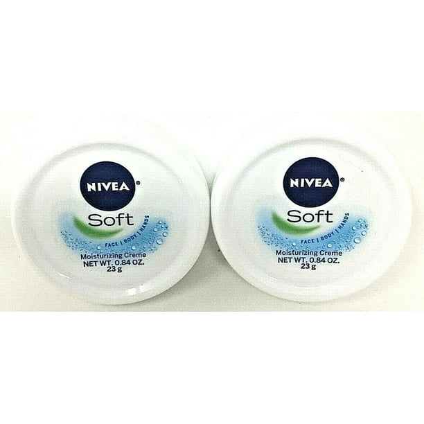 NIVEA Soft body face hand moisturizing Cream pack of 2 - Walmart.com ...
